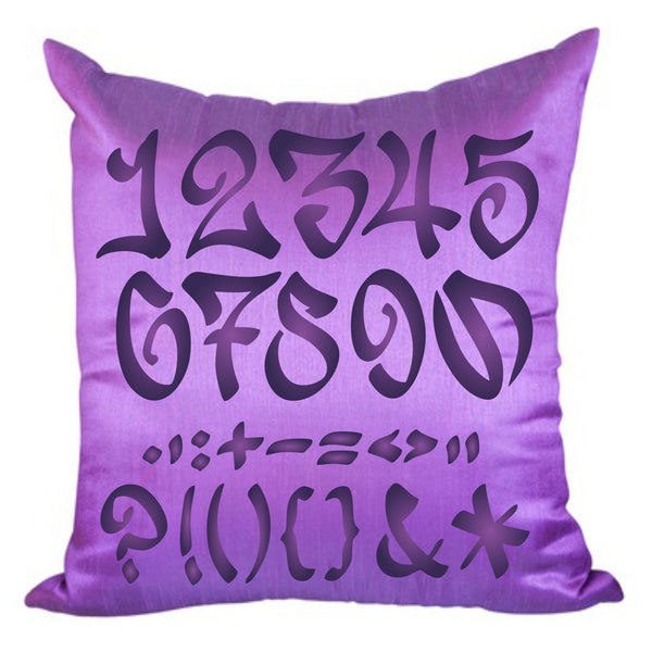 Graffiti Numbers Stencil - Street Graffiti Numbers Punctuation Street ...